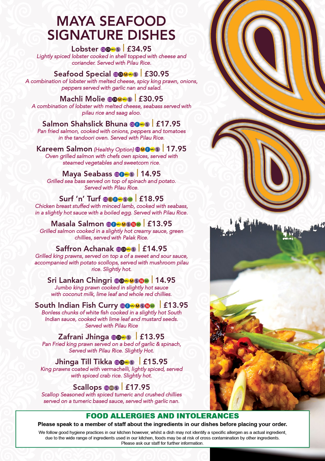 Maya Bar & Restaurant | Choose from a Diverse Menu of Indian Food