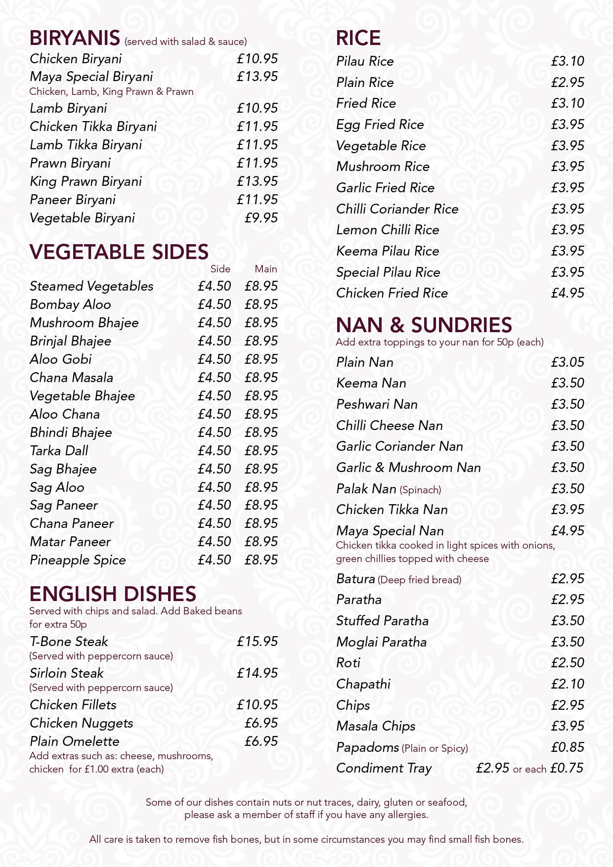 Maya Bar & Restaurant | Choose from a Diverse Menu of Indian Food