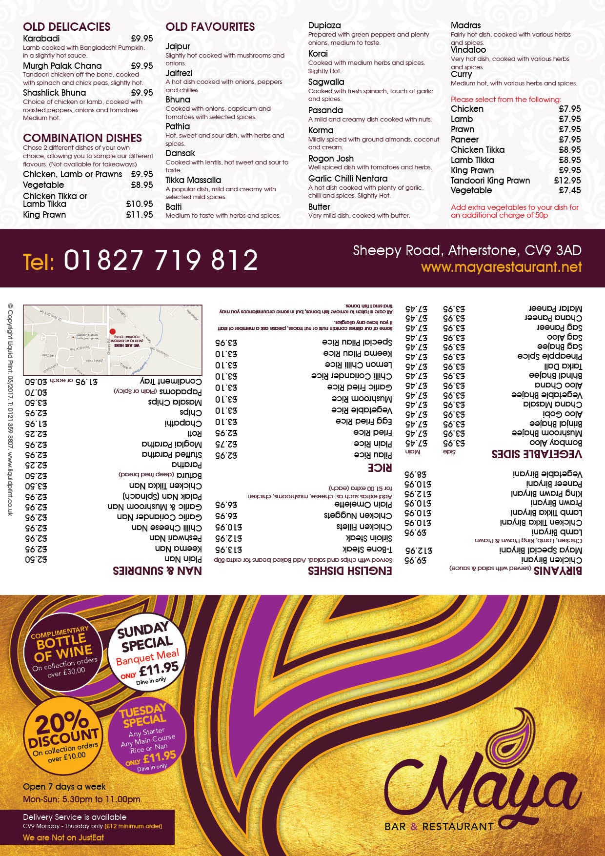 Maya Bar & Restaurant | Enjoy Our Food in the Comfort of Your Home